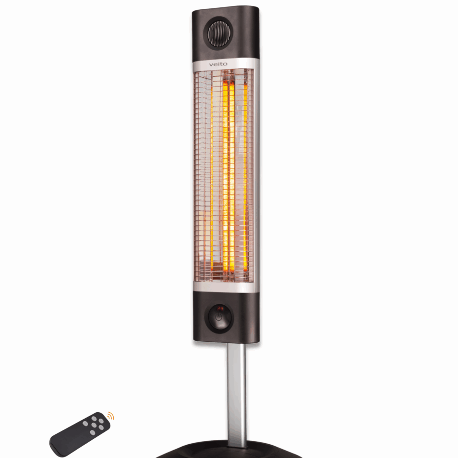Veito CH1800RE Carbon Infrared Heater – Silver | Veito UK